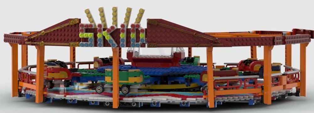 LEGO MOC Skid Fairground ride by Gdale | Rebrickable - Build with LEGO