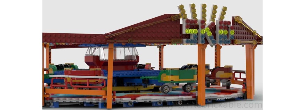 LEGO MOC Skid Fairground ride by Gdale | Rebrickable - Build with LEGO