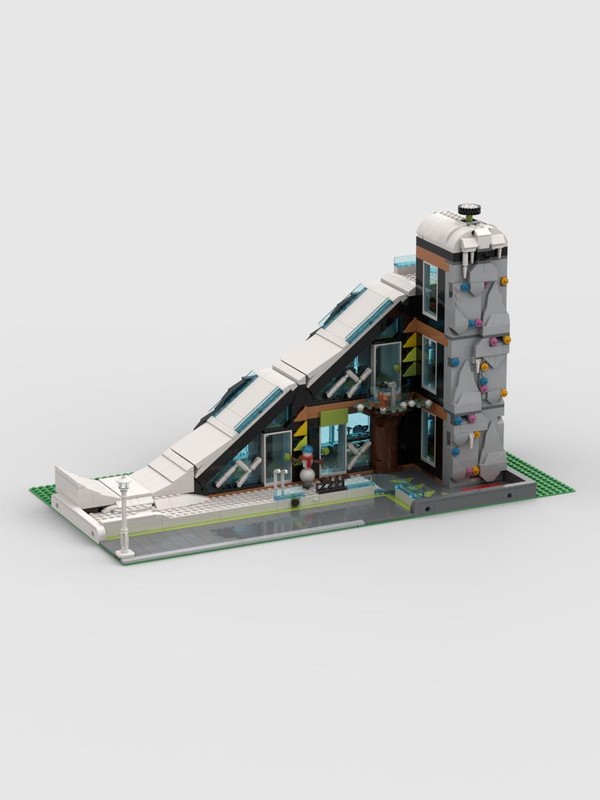 LEGO MOC Ski and Climbing Centre Inverted Corner Modular by ...