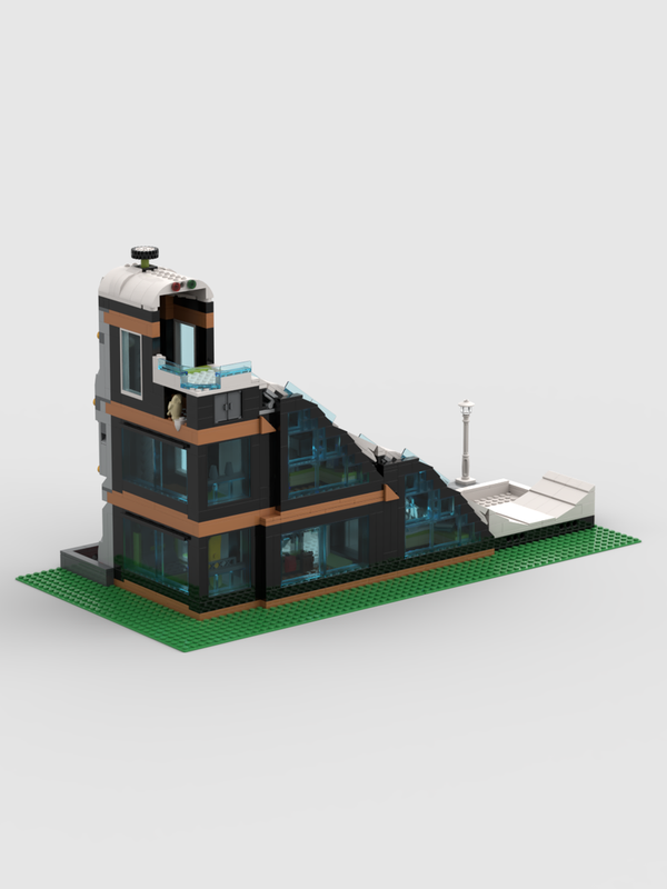 LEGO MOC Ski and Climbing Centre Inverted Corner Modular by ...