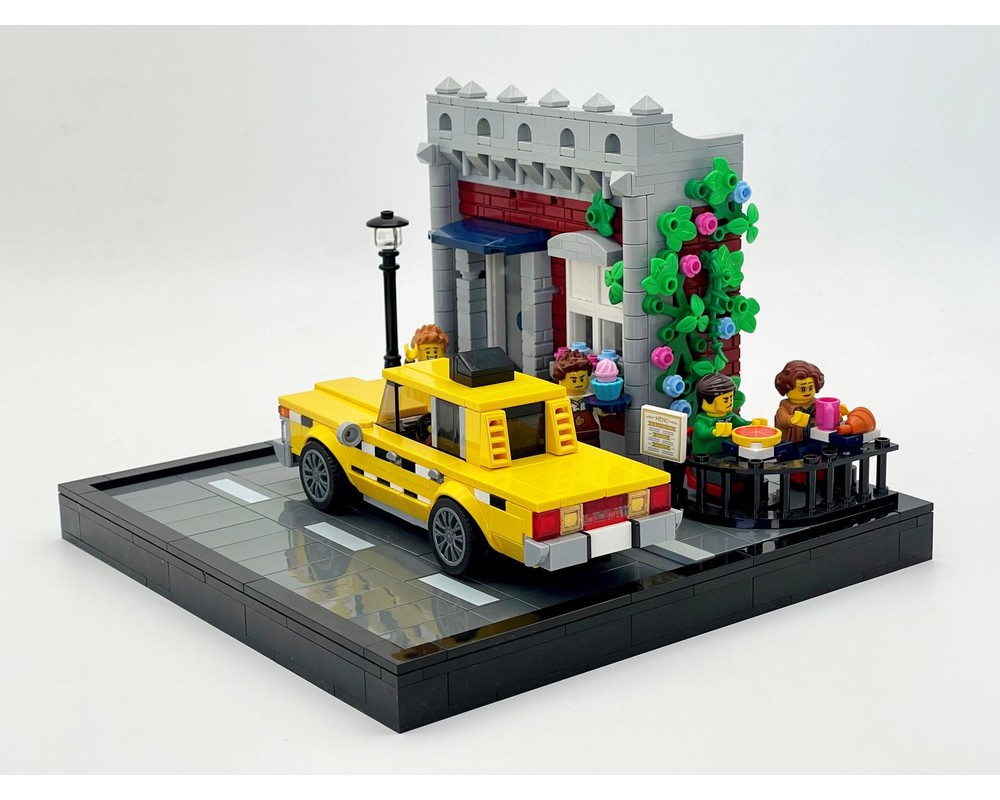 Lego Moc Restaurant Diorama By Ibrickeditup Rebrickable Build With Lego