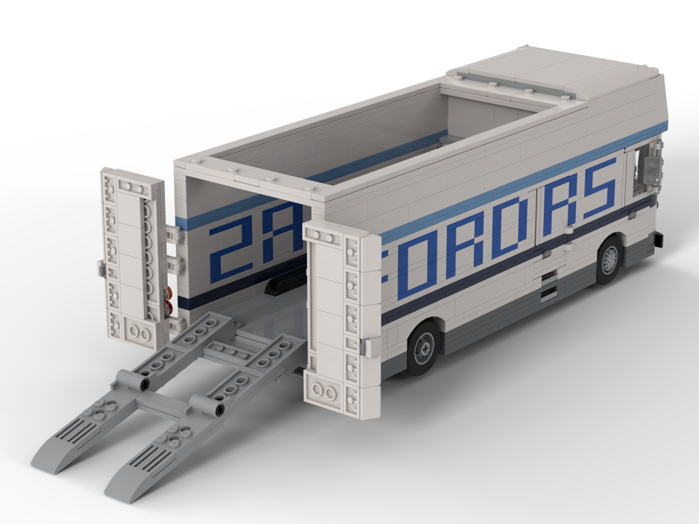 LEGO MOC Ford RS Racing Hauler by Linse | Rebrickable - Build with LEGO