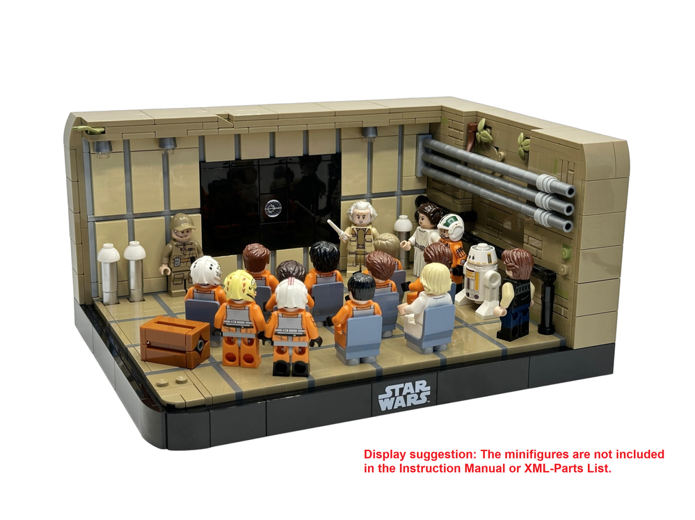 LEGO MOC Yavin IV Rebel Base Briefing Room Diorama MOC by ...