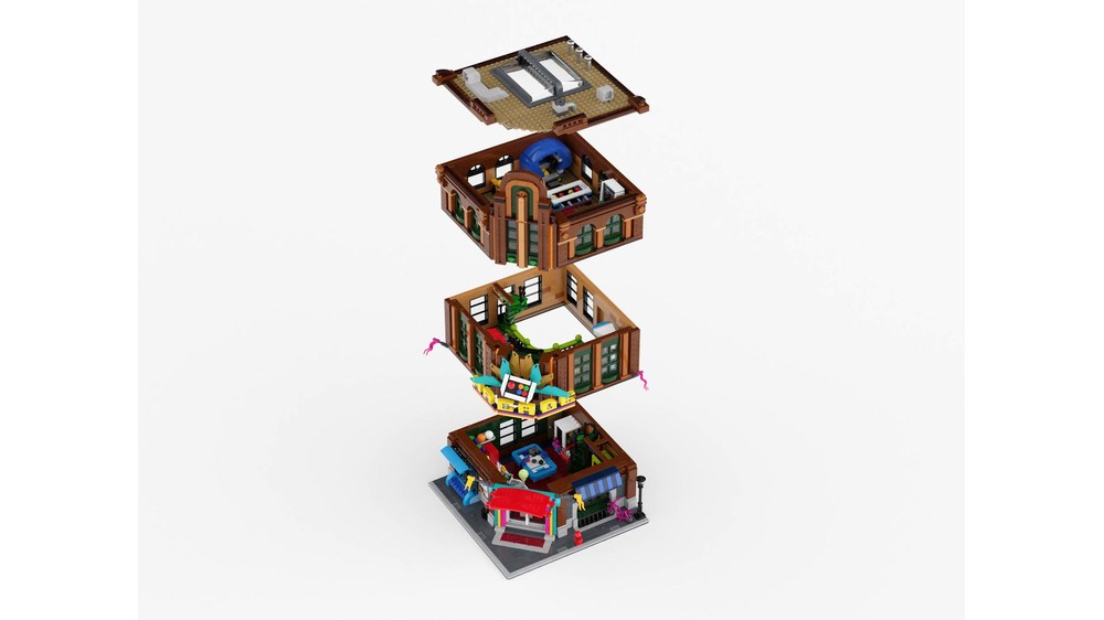 Lego Moc The Last Arcade Modular By Brentwaller Rebrickable Build