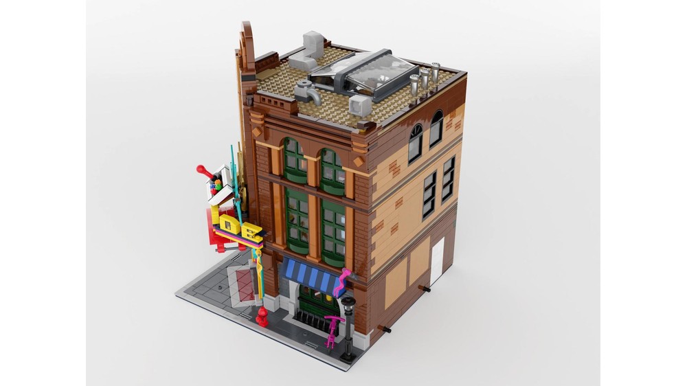Lego Moc The Last Arcade Modular By Brentwaller Rebrickable Build