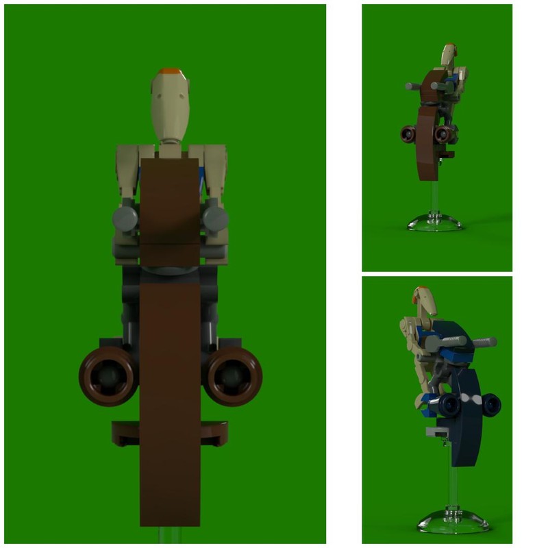 LEGO MOC STAP Droid Speeder by brickmaxster | Rebrickable - Build with LEGO