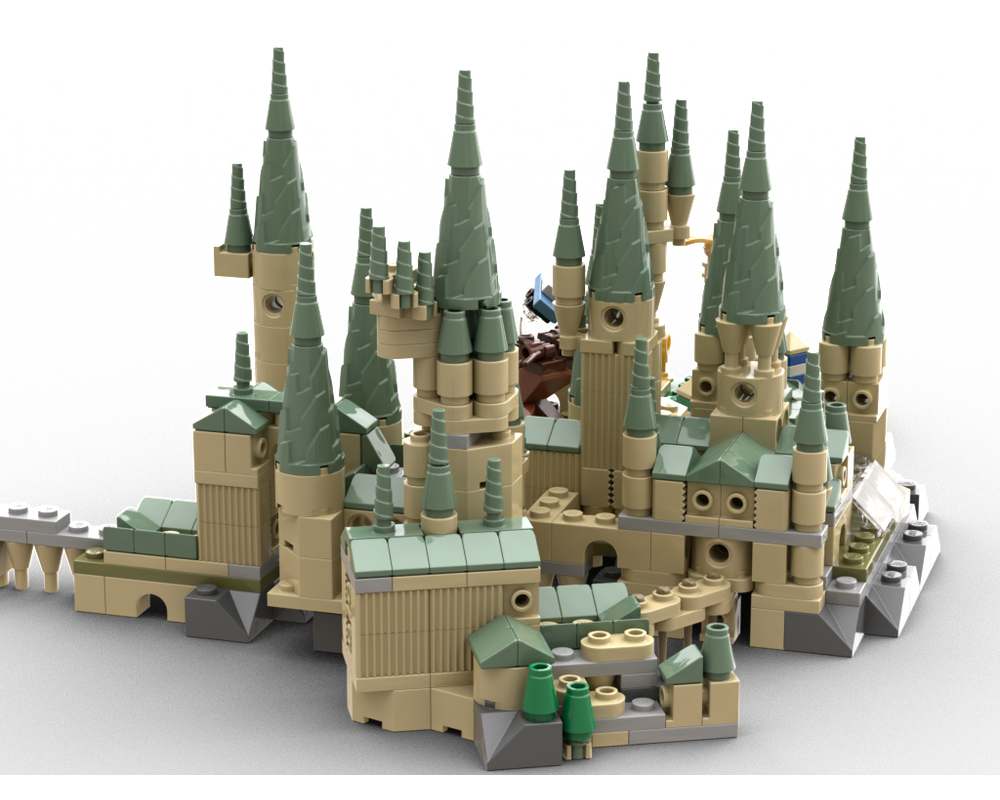 LEGO MOC 30435 x9 Hogwarts castle extended by Beregorn | Rebrickable ...