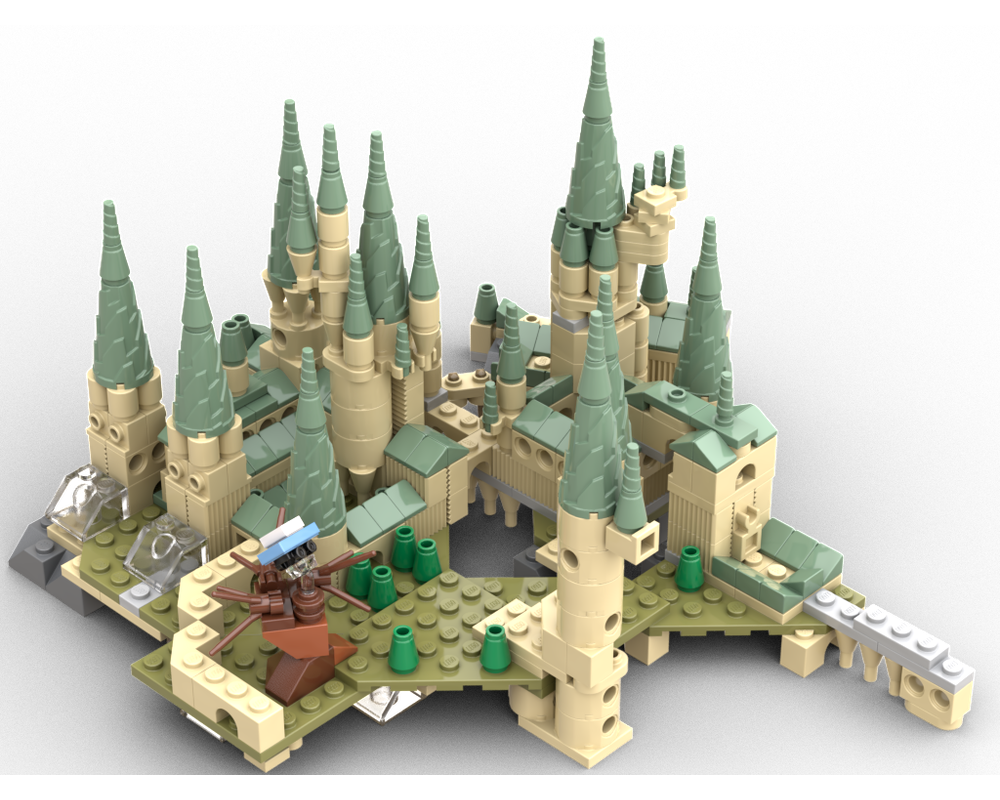 LEGO MOC 30435 x9 Hogwarts castle extended by Beregorn | Rebrickable ...