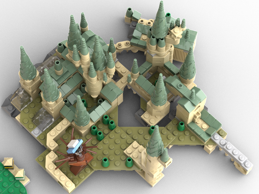LEGO MOC 30435 x9 Hogwarts castle extended by Beregorn | Rebrickable ...