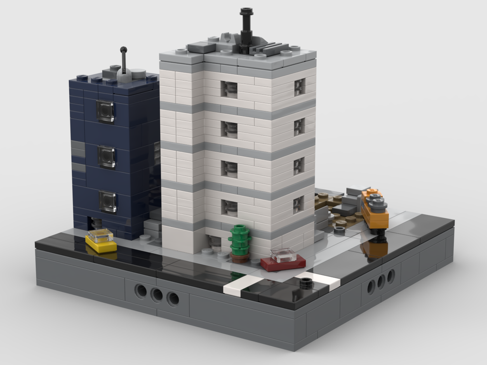 LEGO MOC Micropolis City - Office Blocks by AmacDonald43 | Rebrickable ...