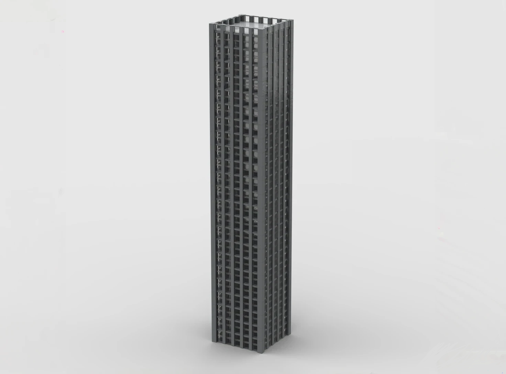 LEGO MOC Modular Skyscraper-1.5 m Tall (Full Build) by jbeisser ...