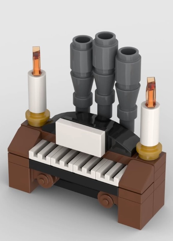 LEGO MOC Lego small pipe organ by itnael | Rebrickable - Build with LEGO