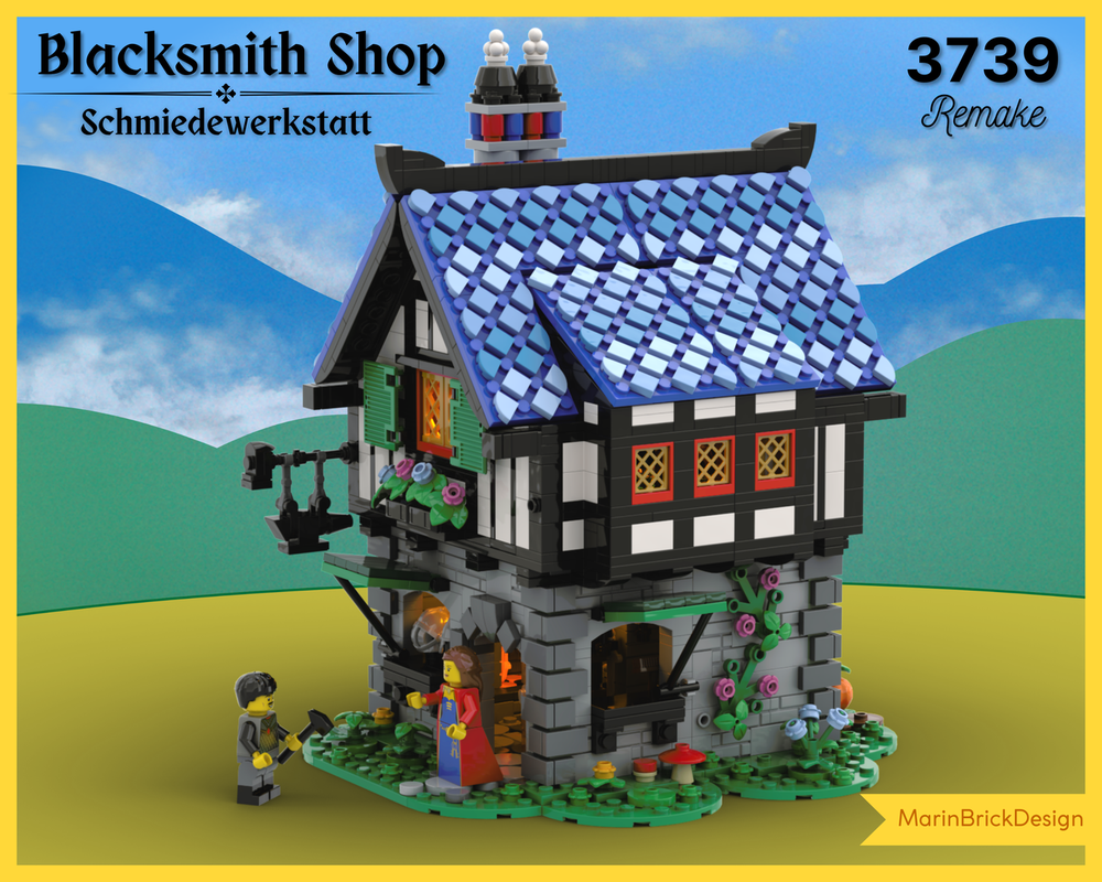 LEGO MOC 3739 Blacksmith Shop Remake - Lego Medieval Castle Moc by ...