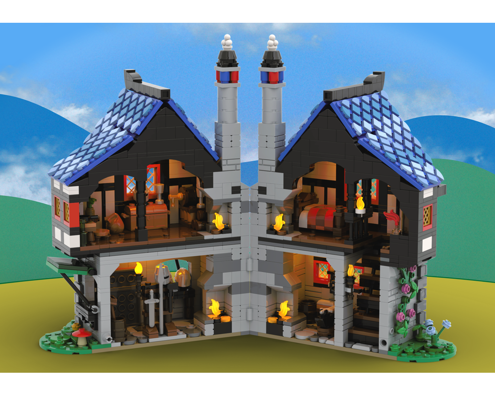 LEGO MOC 3739 Blacksmith Shop Remake - Lego Medieval Castle Moc by ...