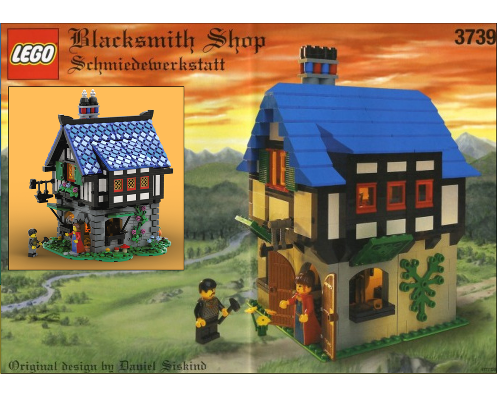 Lego Moc 3739 Blacksmith Shop Remake Lego Medieval Castle Moc By
