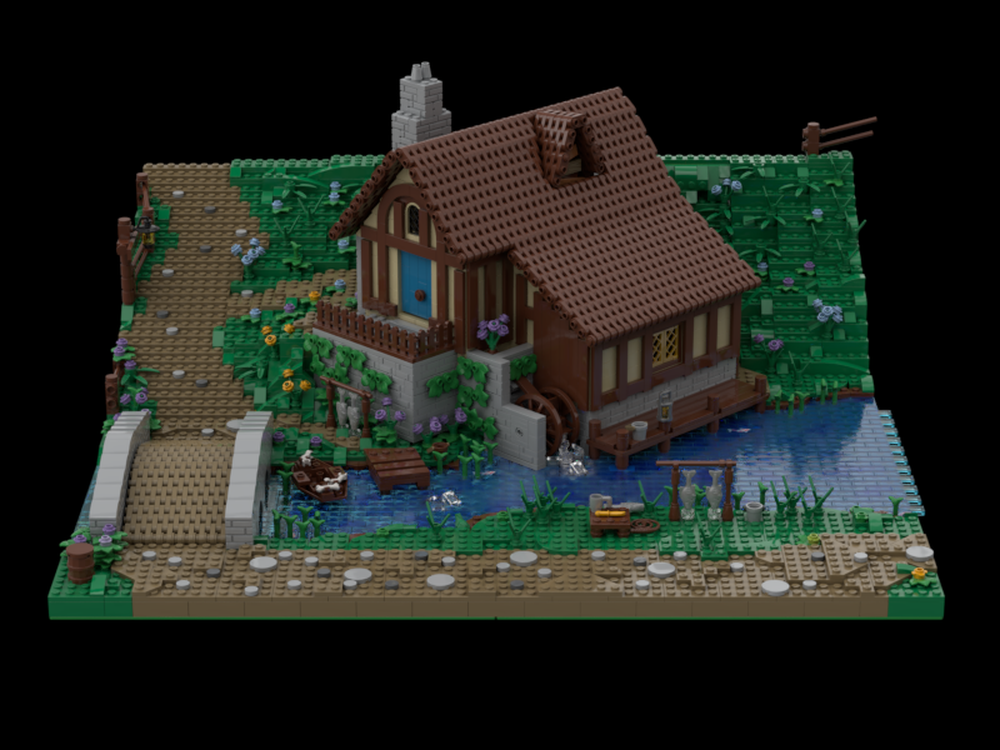 LEGO MOC Hobbiton - Section 4 by 03janedoe | Rebrickable - Build with LEGO