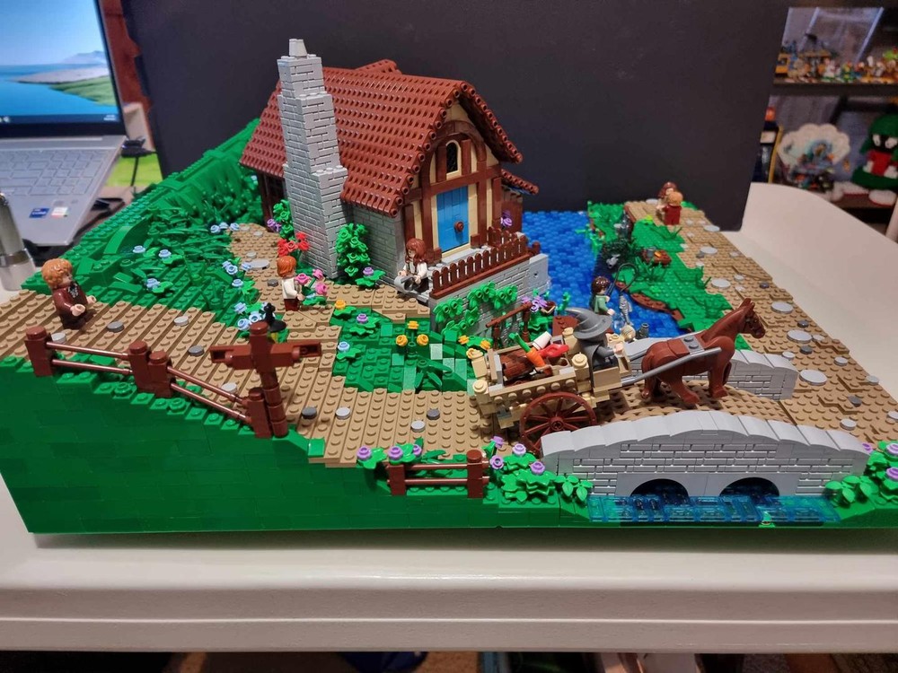 LEGO MOC Hobbiton - Section 4 by 03janedoe | Rebrickable - Build with LEGO