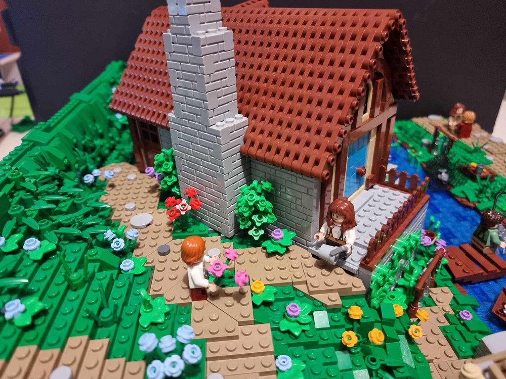LEGO MOC Hobbiton - Section 4 by 03janedoe | Rebrickable - Build with LEGO