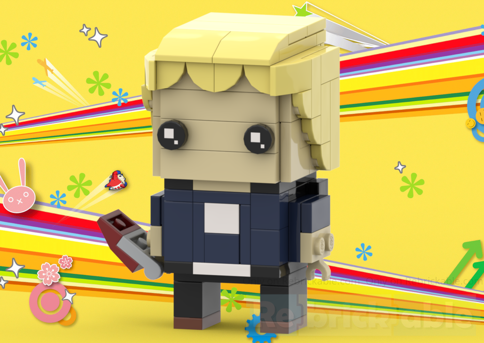 LEGO MOC Kanji Tatsumi BrickHead - Persona 4 by GoldengamerLego ...
