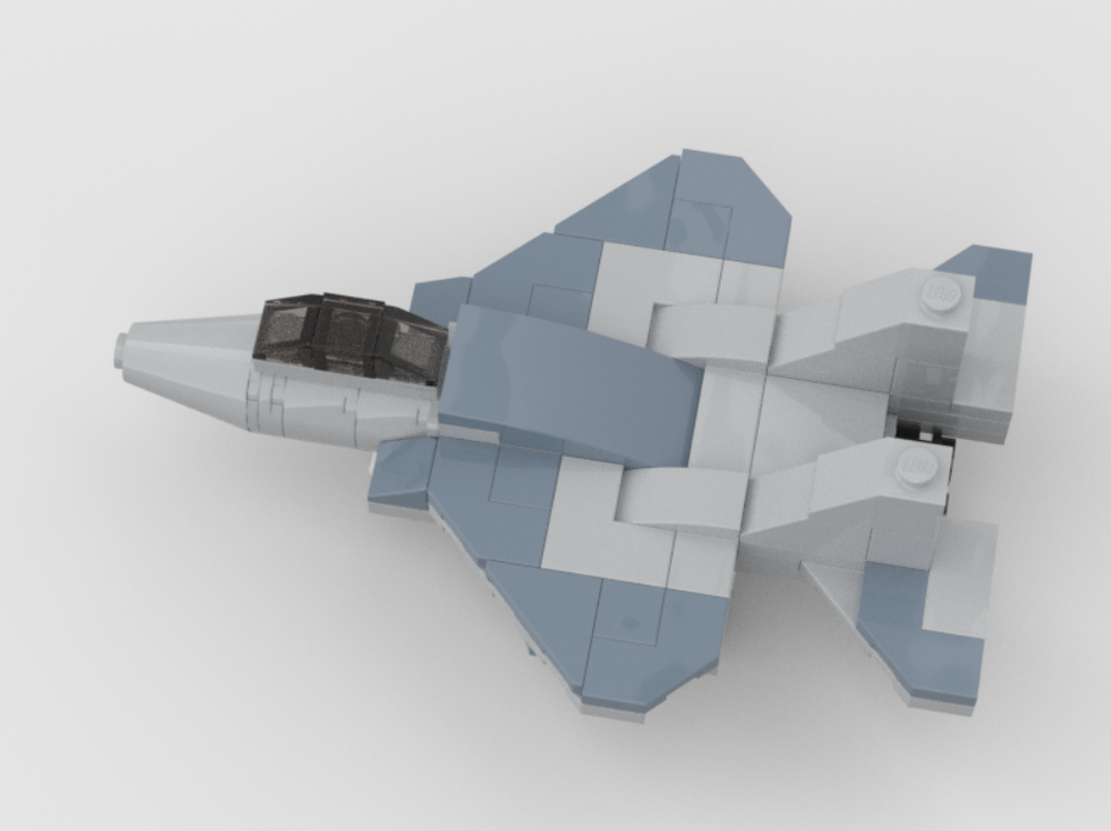 LEGO MOC Mini F-15E Strike Eagle by Daddy_Z | Rebrickable - Build with LEGO