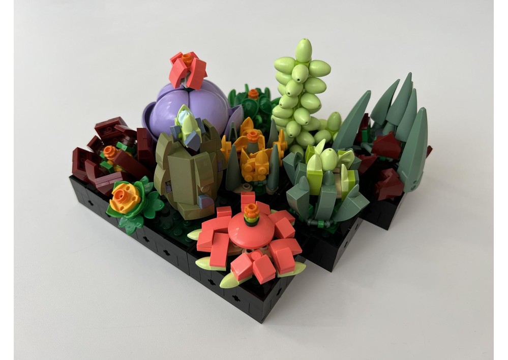 LEGO MOC Succulent Remix by Trstr | Rebrickable - Build with LEGO