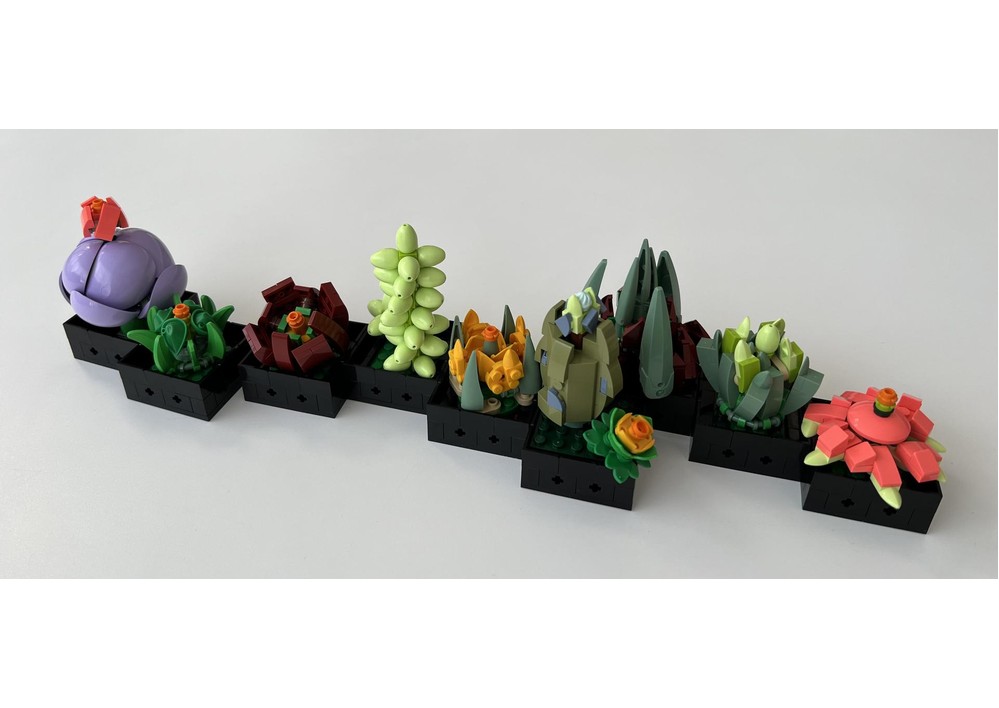 LEGO MOC Succulent Remix by Trstr | Rebrickable - Build with LEGO