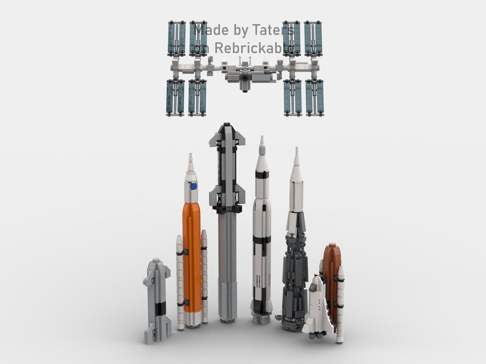 LEGO MOC Taters' 1:480 Rocket/Astronomy Pack by Taters | Rebrickable ...