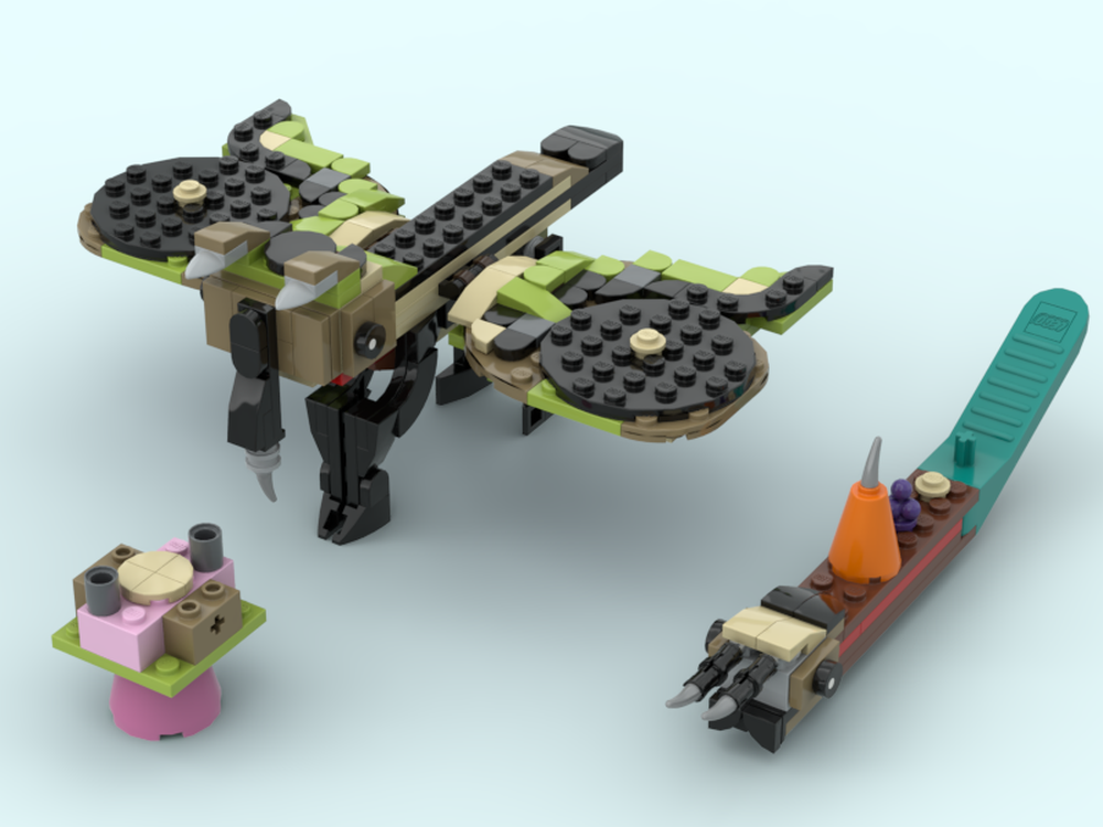 LEGO MOC 910017 Butterfly by Pikminfan67 | Rebrickable - Build with LEGO