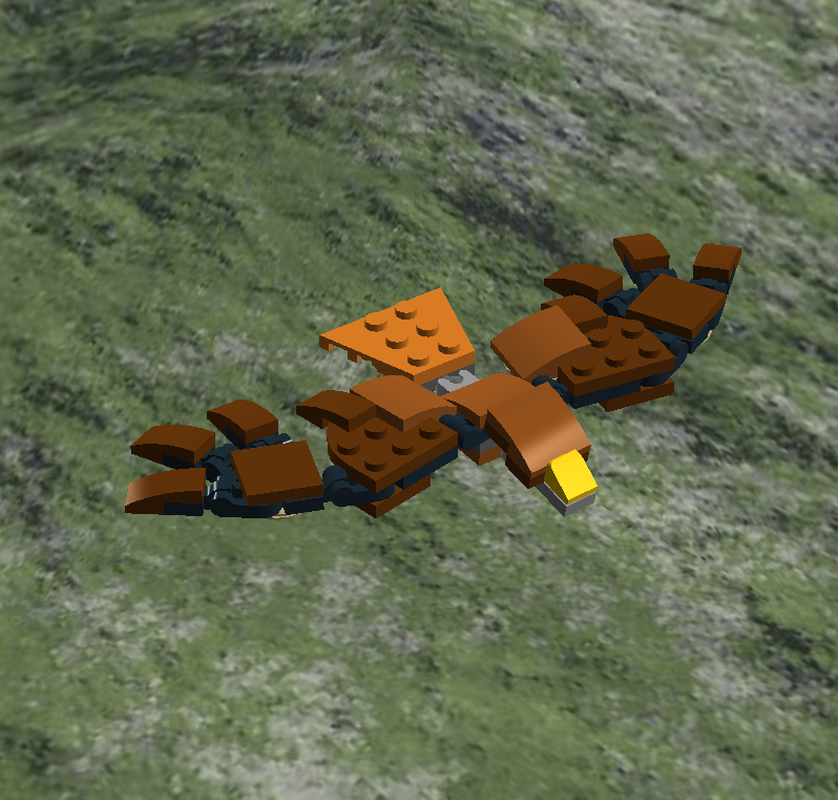 LEGO MOC Posable Hawk by Pondering Peregrine | Rebrickable - Build with ...