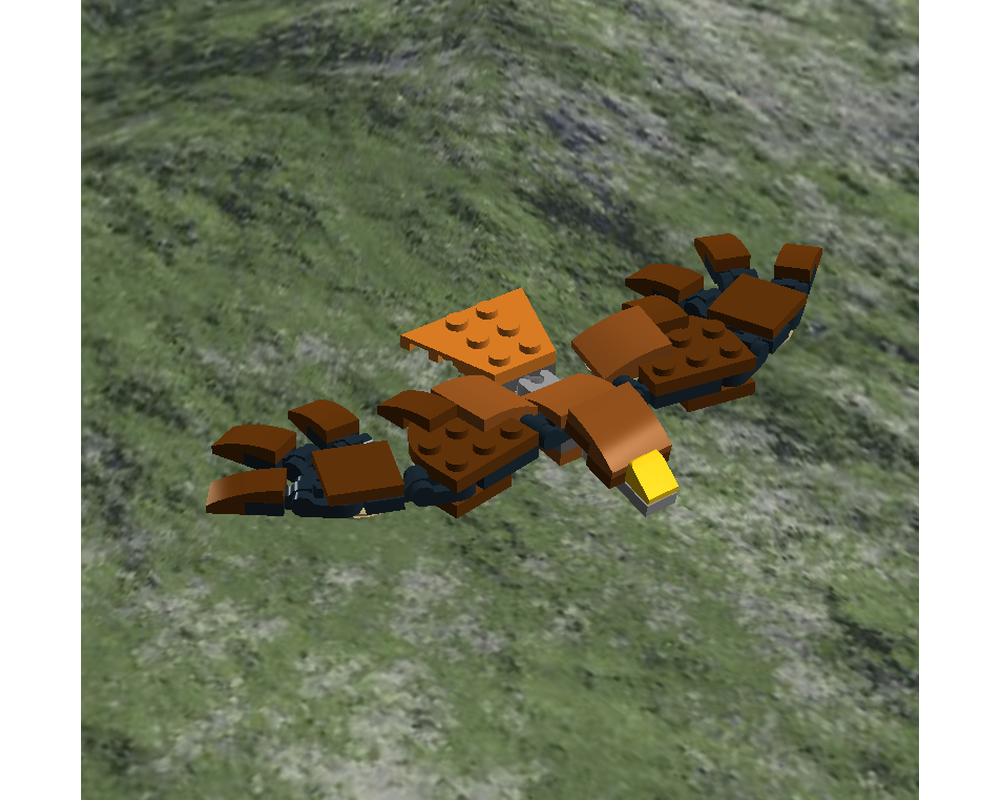 LEGO MOC Posable Hawk by Pondering Peregrine | Rebrickable - Build with ...