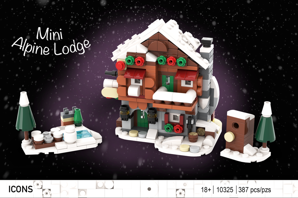 LEGO MOC Mini 10325 Alpine Lodge by christromans | Rebrickable - Build ...
