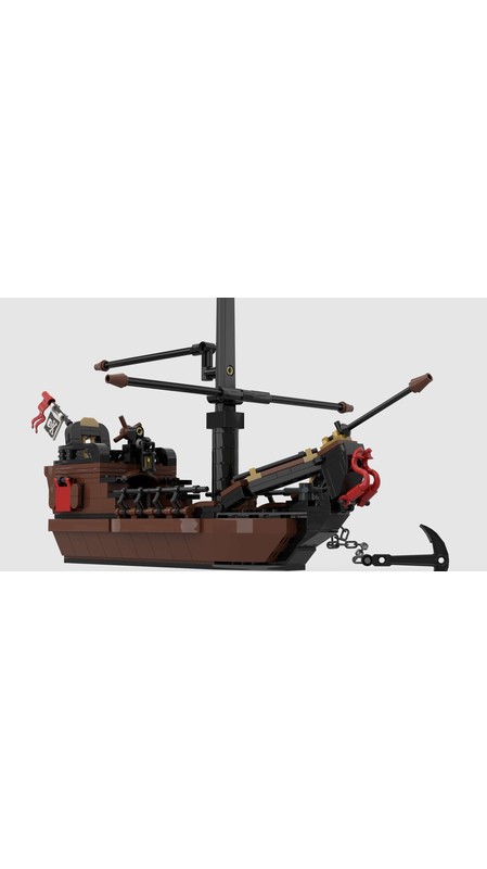 LEGO MOC Small Pirate Ship/ Sloop v1.0 by itnael | Rebrickable - Build ...