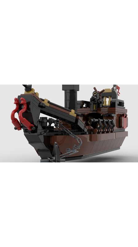 LEGO MOC Small Pirate Ship/ Sloop v1.0 by itnael | Rebrickable - Build ...