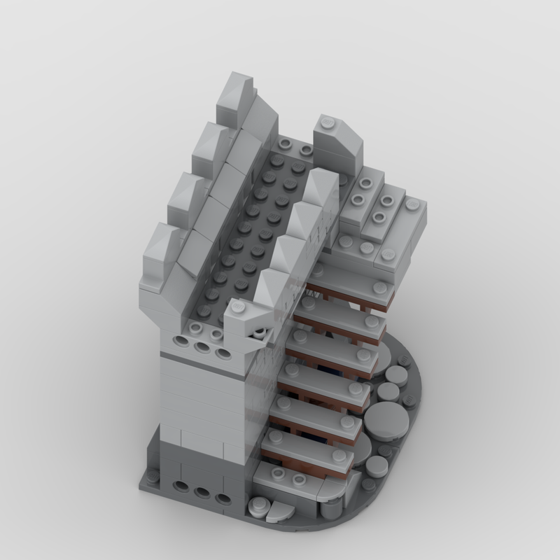 LEGO MOC-160141 Modular Wall with stairs by Fantasts | Rebrickable ...