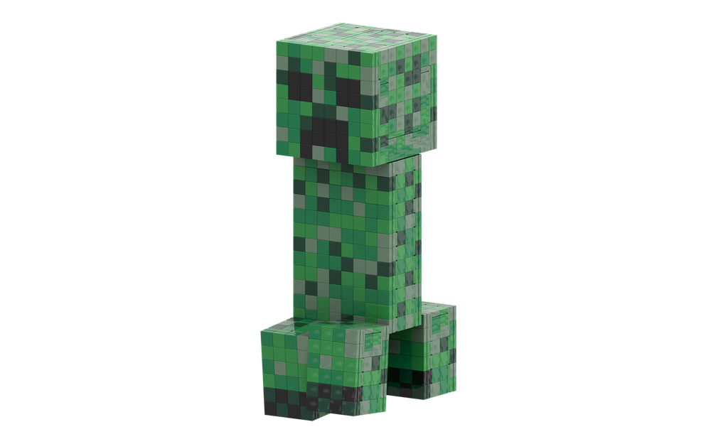 Lego Moc Up Scaled Lego Creeper By Ztbricks Rebrickable Build With Lego