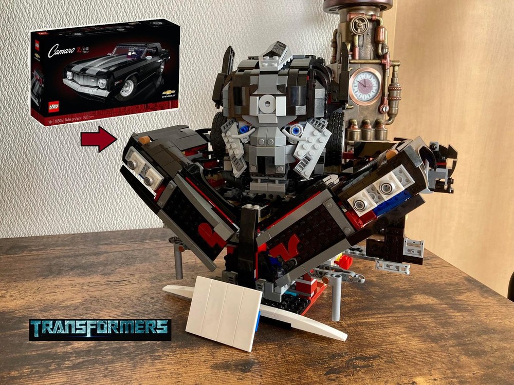 LEGO MOC Ironhide Movie Bust-Transformers by CreationCaravan (Brad ...