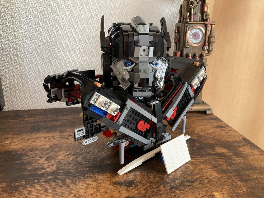 Lego Moc Ironhide Movie Bust Transformers By Creationcaravan Brad