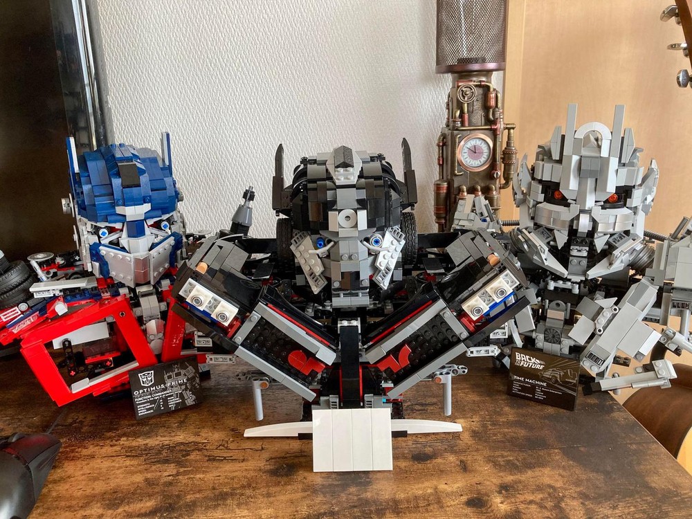 Lego Moc Ironhide Movie Bust Transformers By Creationcaravan Brad