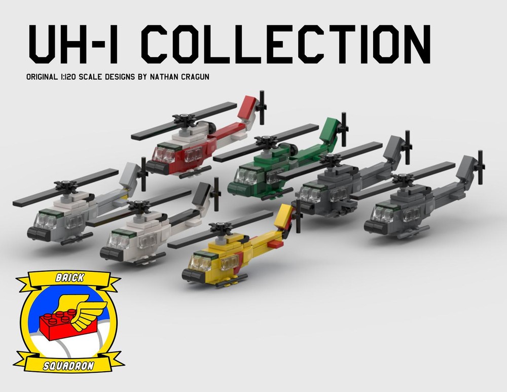 LEGO MOC-160156 UH-1 Huey Collection by brick_squadron | Rebrickable ...