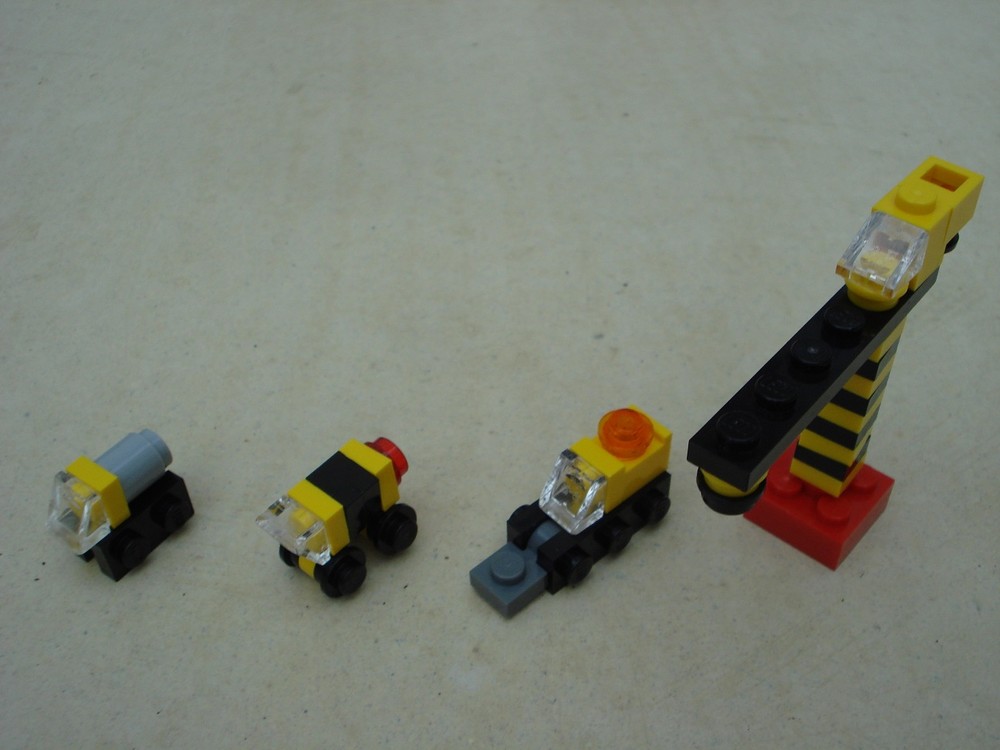 LEGO MOC Nano construction vehicles by Leo1 | Rebrickable - Build with LEGO