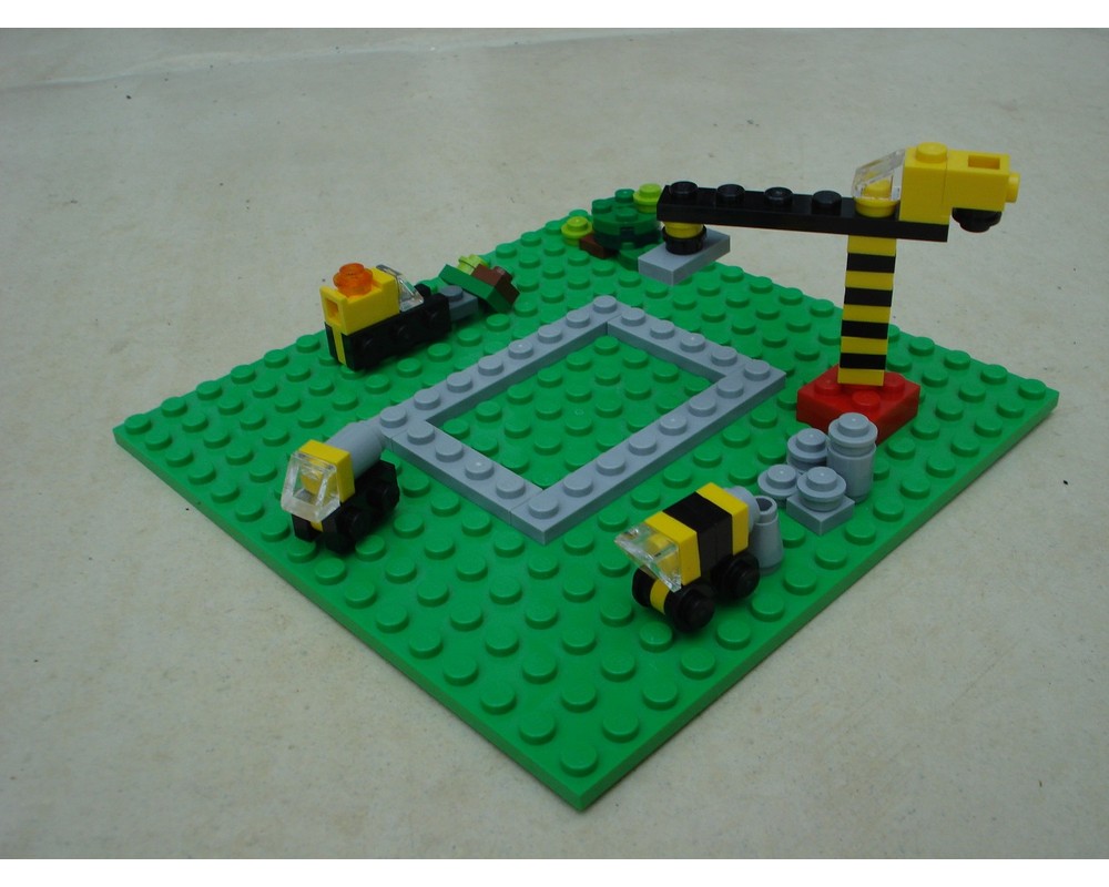 LEGO MOC Nano construction vehicles by Leo1 | Rebrickable - Build with LEGO