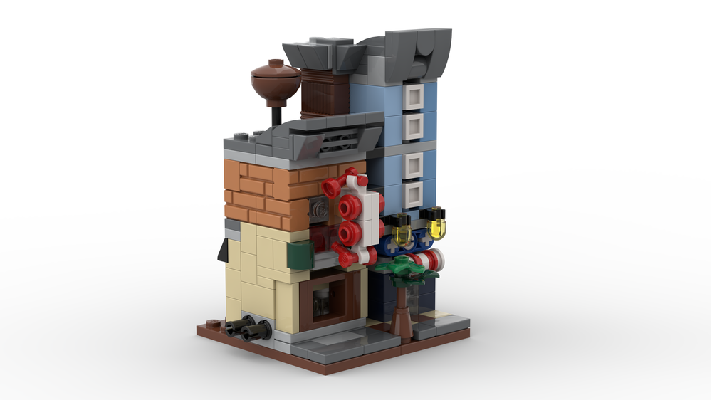 LEGO MOC Detective's Office Mini by par016 | Rebrickable - Build with LEGO