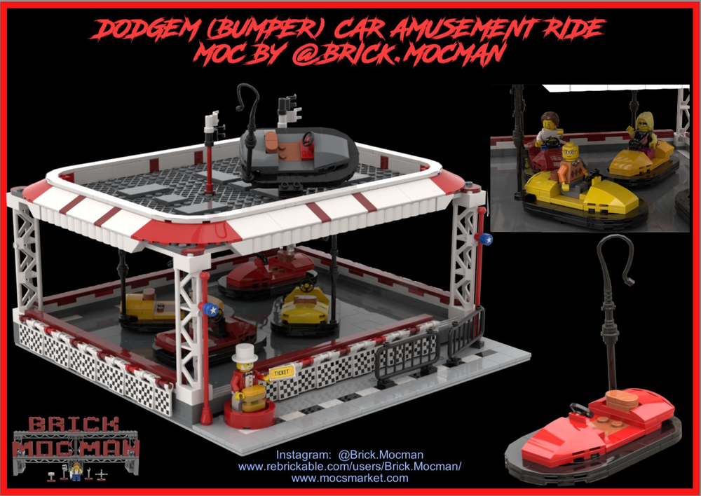 LEGO MOC Dodgem (Bumper) Car Amusement Ride by Brick.Mocman ...