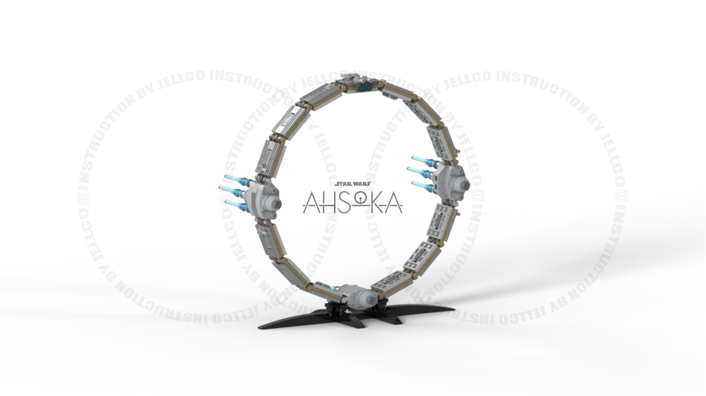 Lego Moc Micro Hyperspace Ring By Jellco Rebrickable Build With Lego