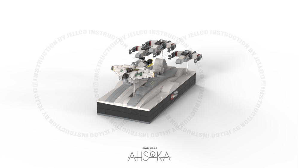 LEGO MOC Micro Diorama : Ghost with Phoenix squadron by jellco ...