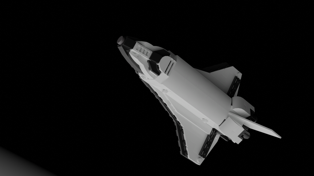 LEGO MOC-160200 1:220 Space Shuttle v1 by kabasset | Rebrickable ...