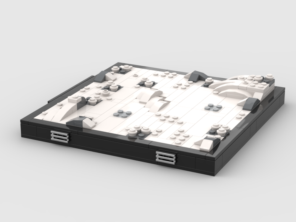 Lego Moc Diorama Base For Sw Set 75322 At St On Hoth By Busyuser3055