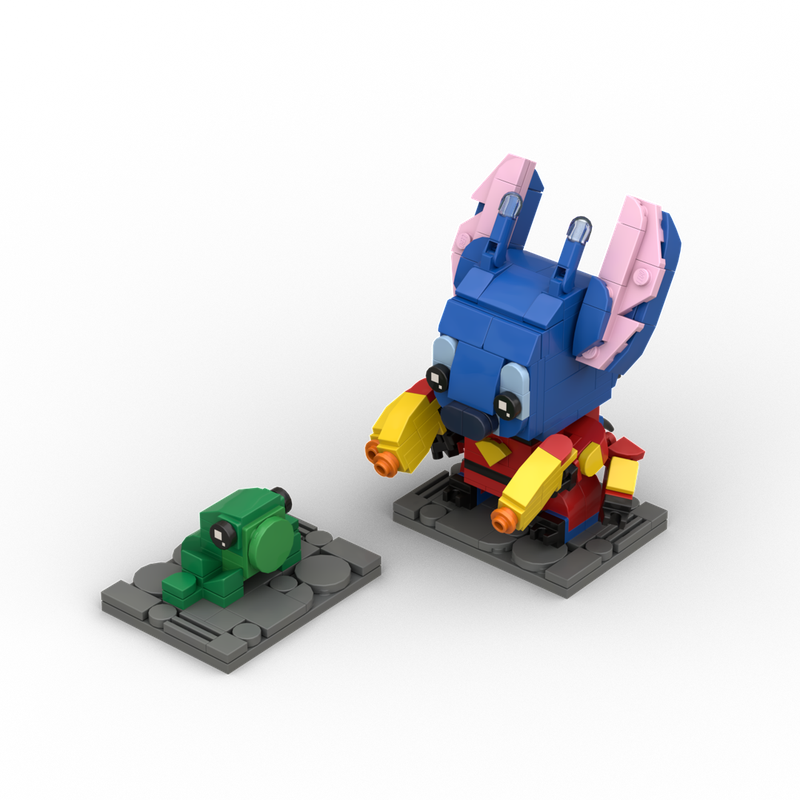LEGO MOC Stitch & the Frog by tran-anh | Rebrickable - Build with LEGO