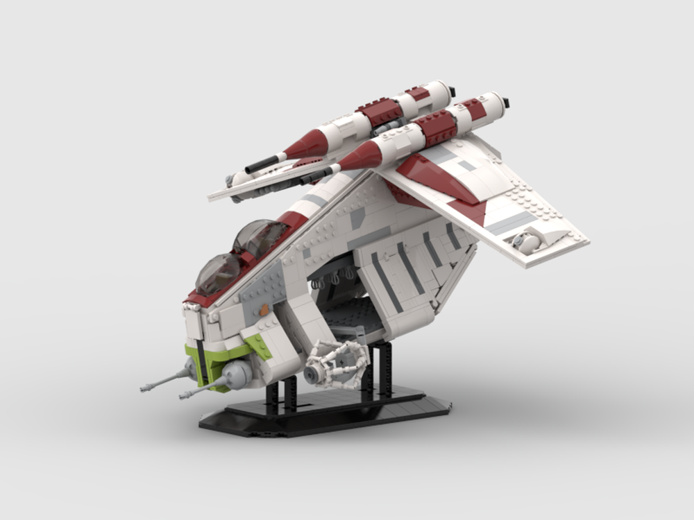 LEGO MOC STAND LAAT gunship by thelegowolfpack | Rebrickable - Build ...