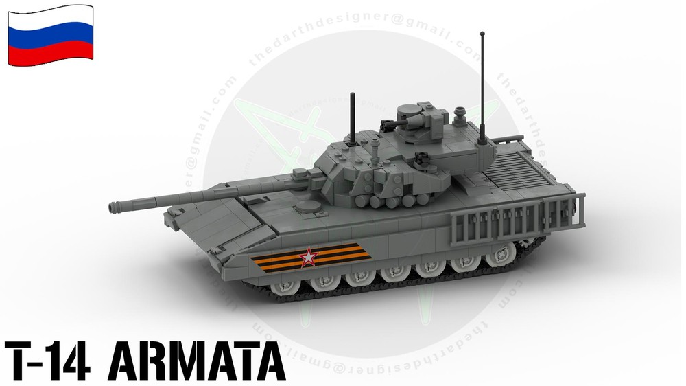 LEGO MOC T-14 Armata MBT |Main Battle Tank| - 1:35 Scale by ...